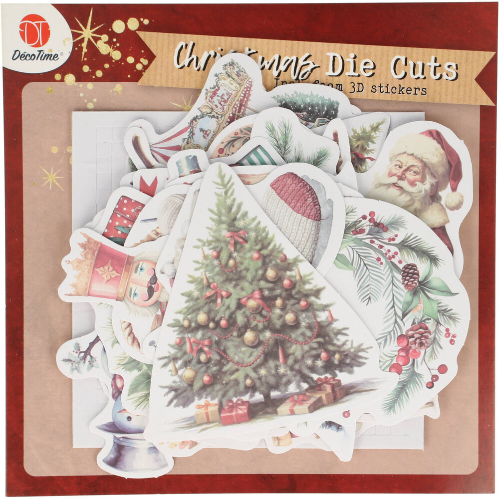 DécoTime Christmas Paper Die Cuts Nostalgic Christmas (3217090 ...