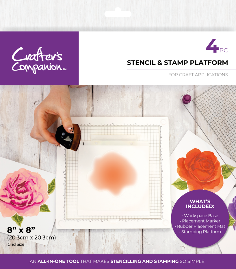 Crafter's Companion Stencil and Stamp Platform (CC-STEN-STAM-PLAT ...