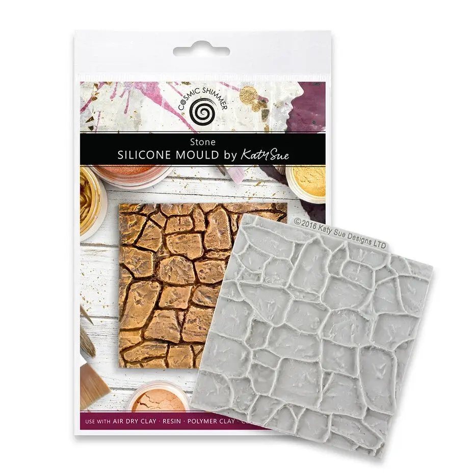 Cosmic Shimmer Silicone Mould Stone (DM0036-CS) - Paperpads.nl