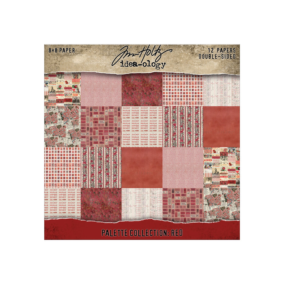 Idea-ology Tim Holtz Palette Collection 8x8 Inch Red (TH94470 ...