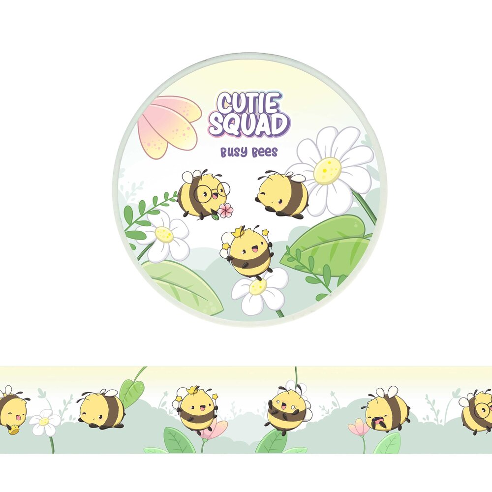 CutieSquad Bees Washi Tape - Paperpads.nl