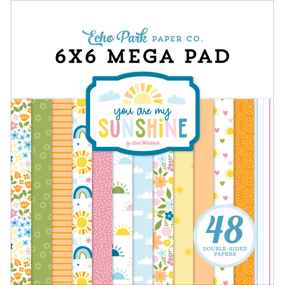 Echo Park You Are My Sunshine 6x6 Inch Mega Pad (YMS482031) - Paperpads.nl