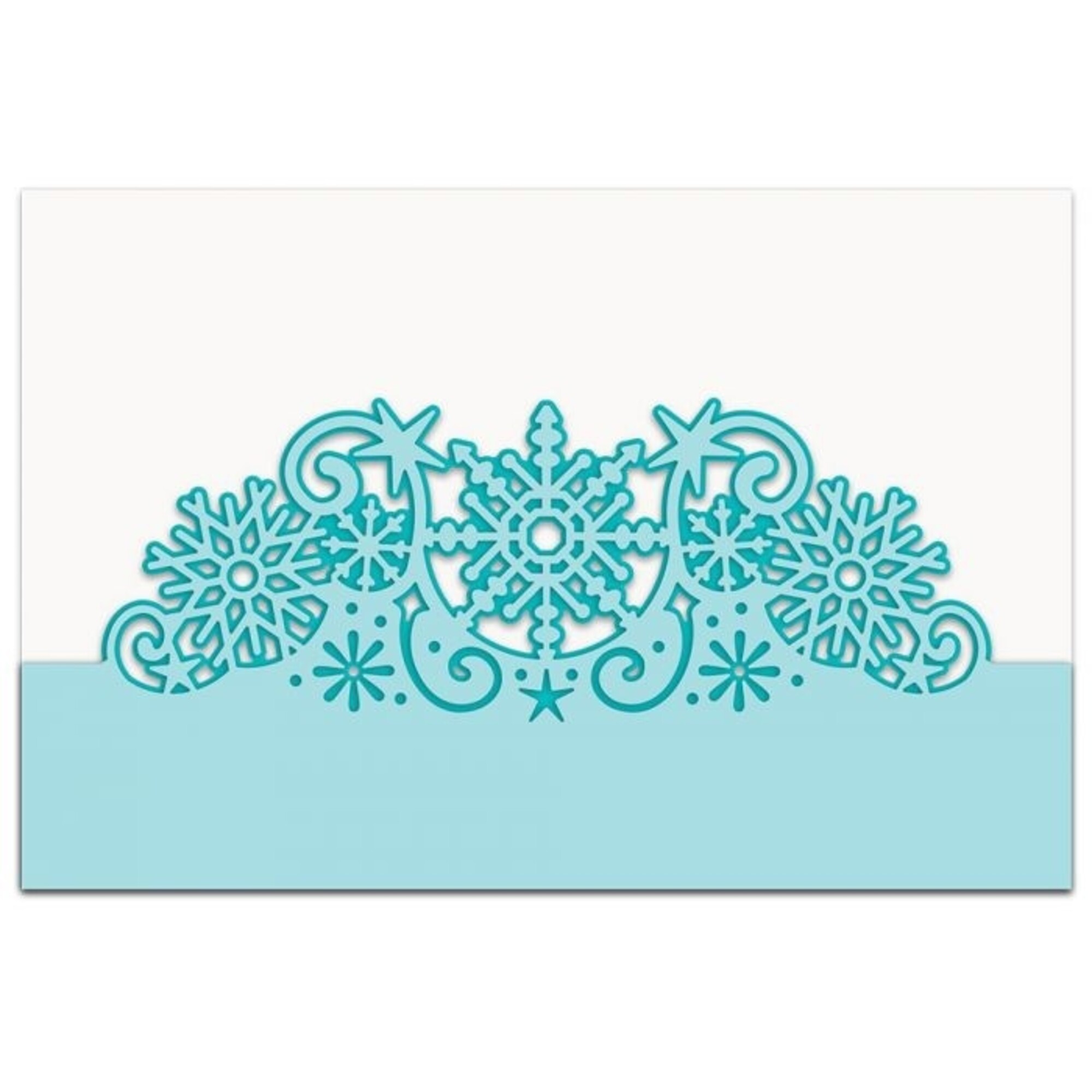 Snow Flurry Double-Sided Die (GEM-DSD-EDG-SNO) - Paperpads.nl