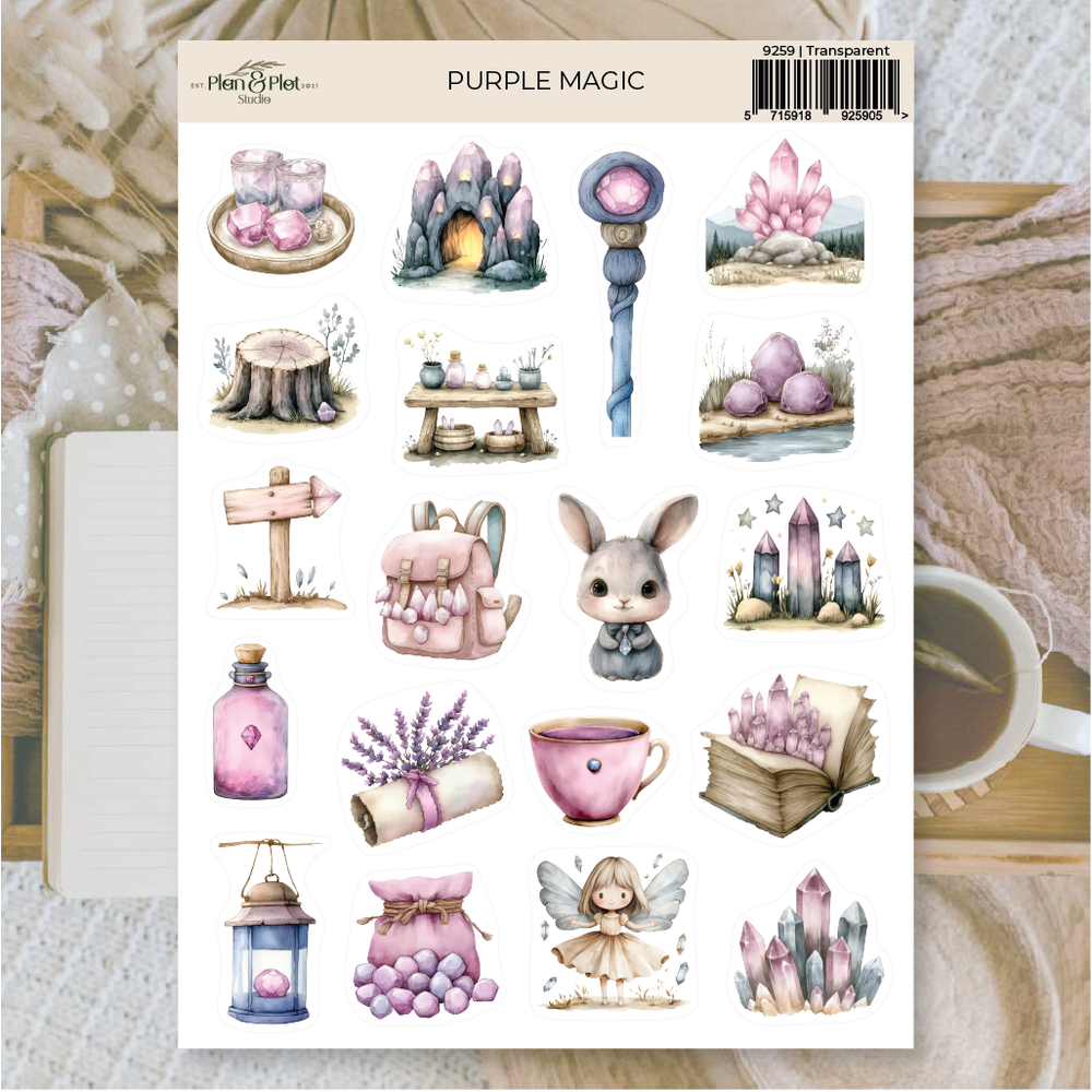 Plan & Plot Studio Purple Magic Stickers (9259) - Paperpads.nl