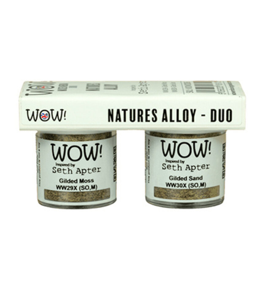 WOW! Duo's Natures Alloy Embossing Powder Set (WOWKD006) - Paperpads.nl