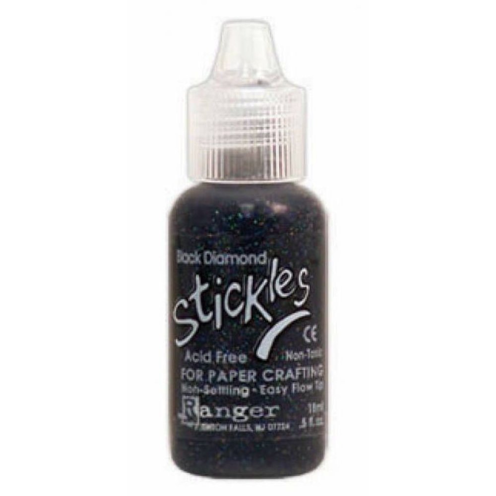 Ranger Stickles Glitter Glue Black Diamond (SGG15123) - Paperpads.nl