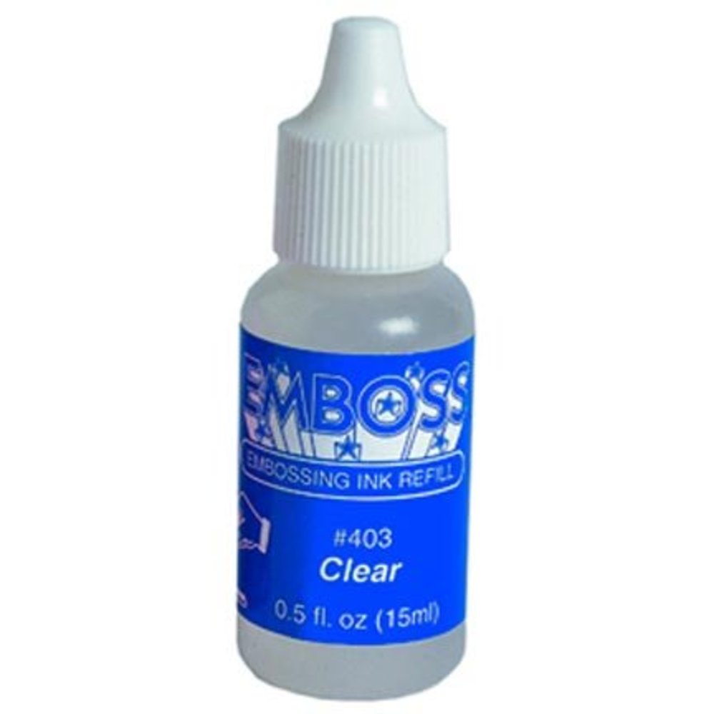 Emboss Embossing Ink Refill Clear 15ml (SEMR-C) - Paperpads.nl