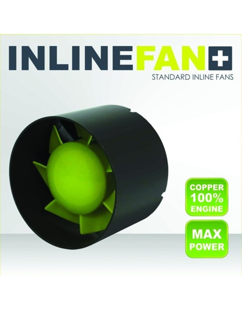 INLINE EXTRACTOR FAN - Axial Fan 100 100mm Cable not incl ...