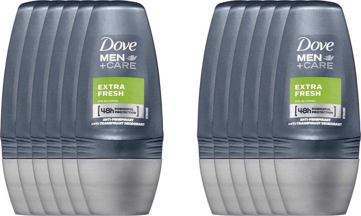 Dove Men+Care Extra Fresh - Deodorant Roller - 12x 50ml ...