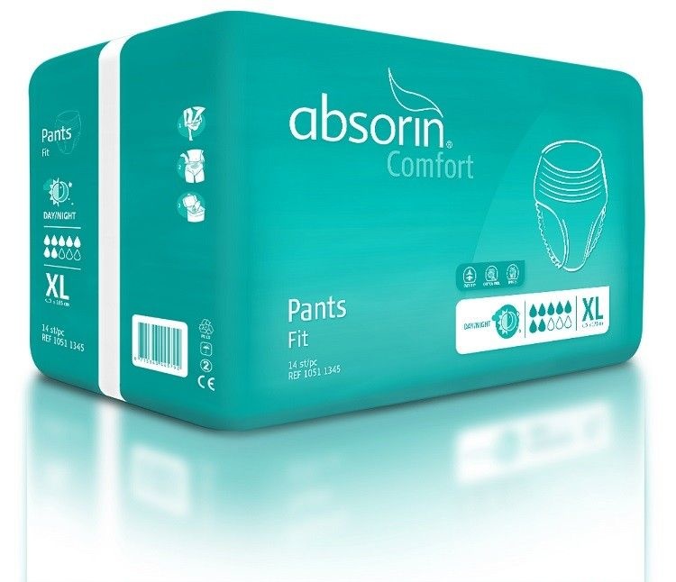 Incontinentie broekjes Absorin Fit maat XL - De Boer Dental