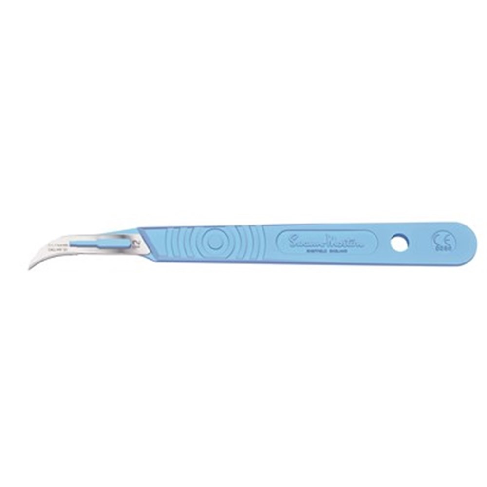 Scalpel met handvat nr 12 STERIEL- 10 stuks - De Boer Dental