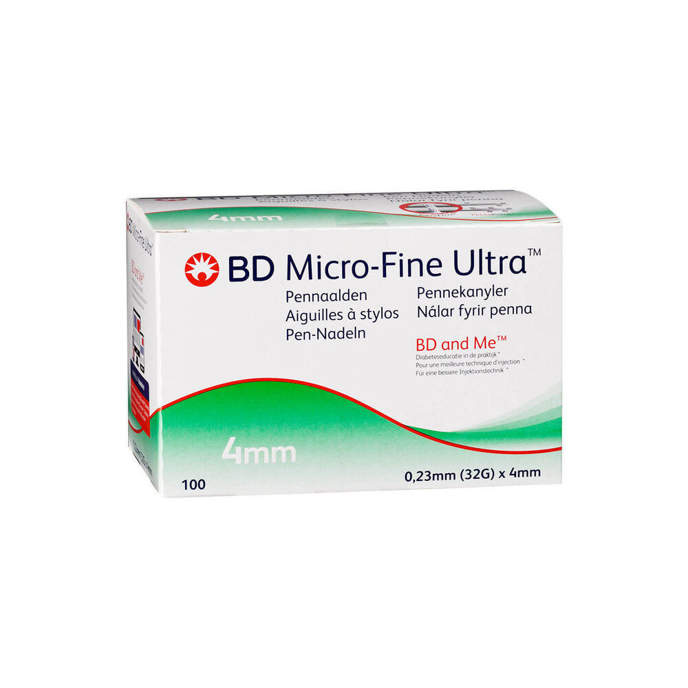 BD MICROFINE ULTRA PENNAALD 0,23X4MM 32G 320584 STERIEL - De Boer Dental