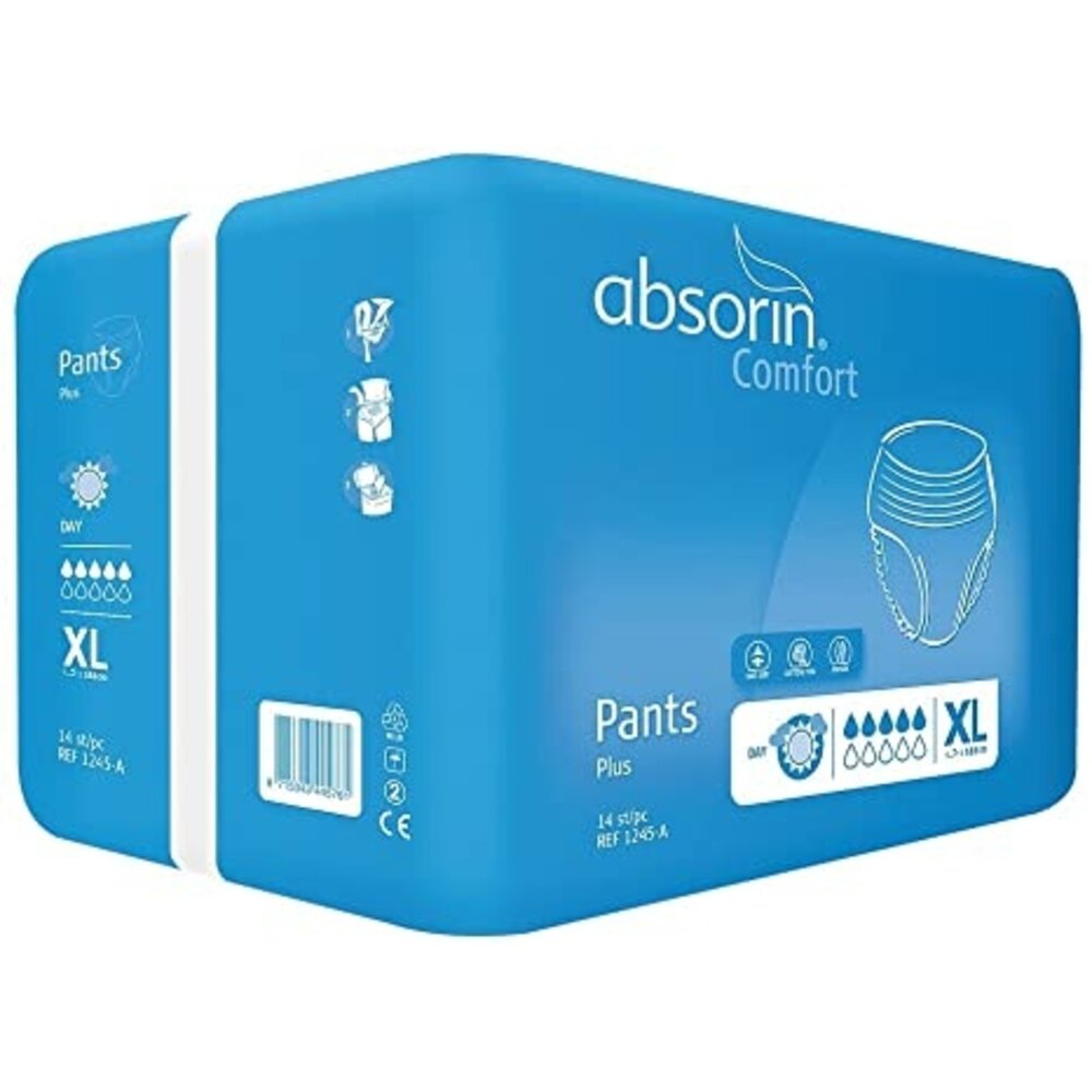 Incontinentie broekjes Absorin Plus maat XL - De Boer Dental