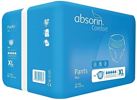 Incontinentie broekjes Absorin Plus maat XL - De Boer Dental