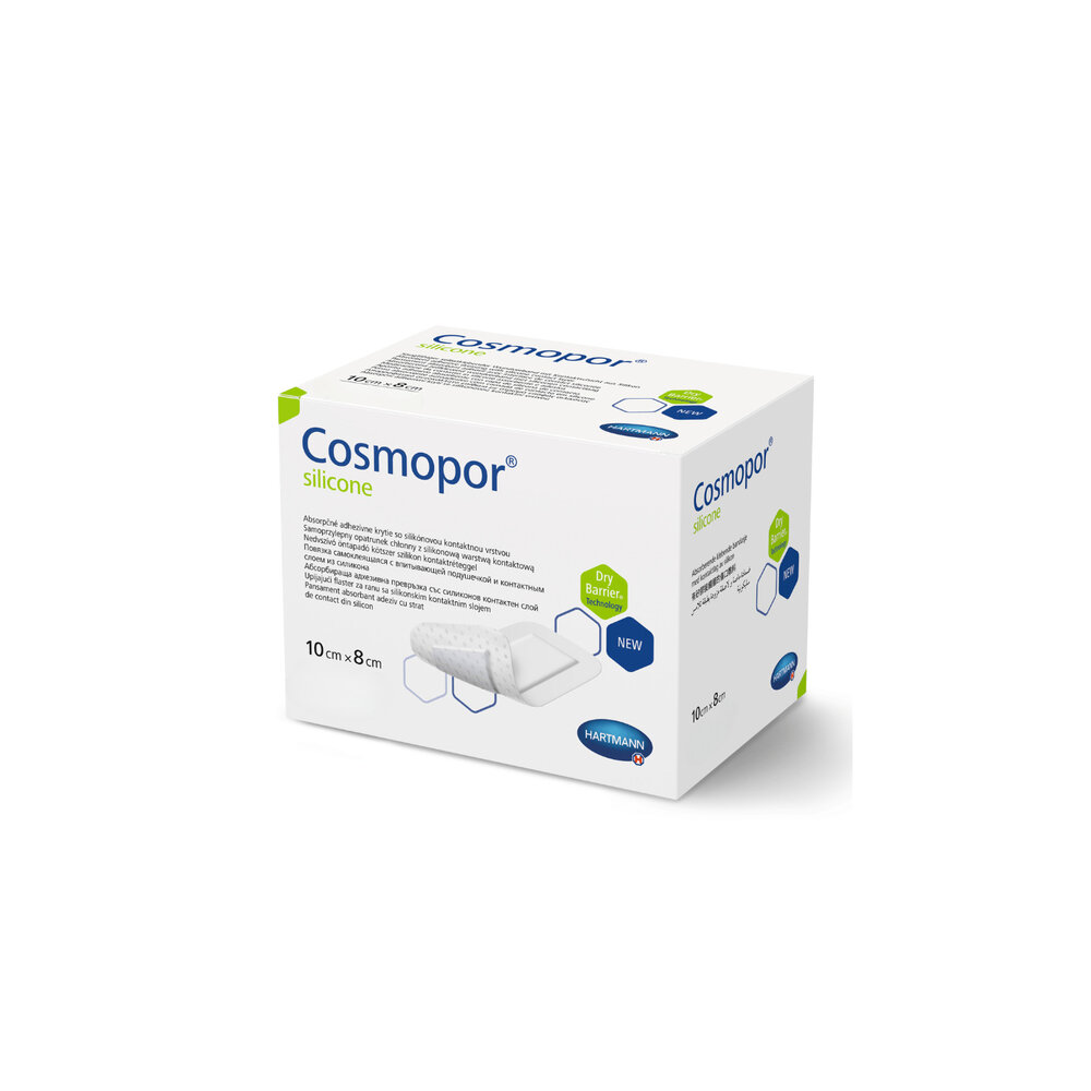 Cosmopor Silicone 10x8cm wondverband steriel 25 stuks - De Boer Dental