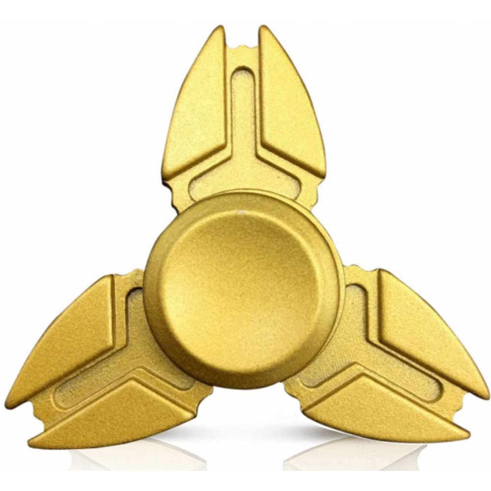 Hand spinner Metal drietand Goud | Megatip.be