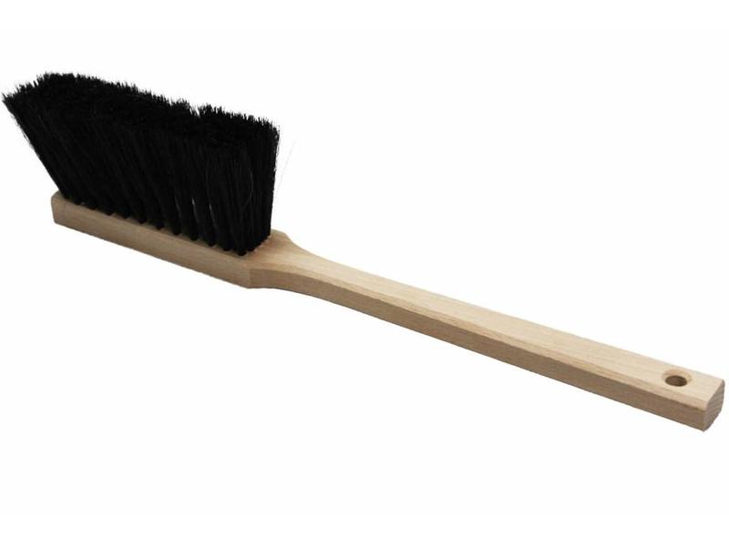 Handveger zacht gemengd haar met lange steel - Megatip.be