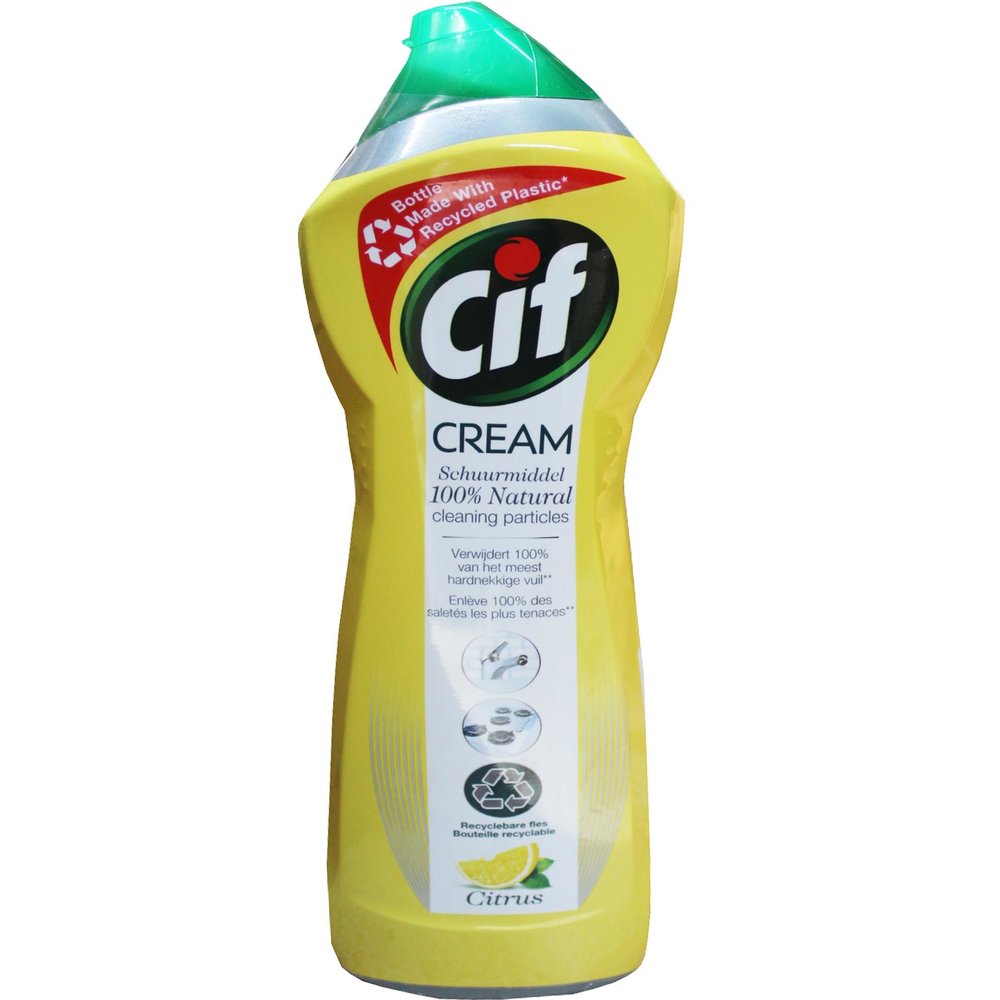 Cif Cream Schuurmiddel Citrus 750ml | Megatip.be