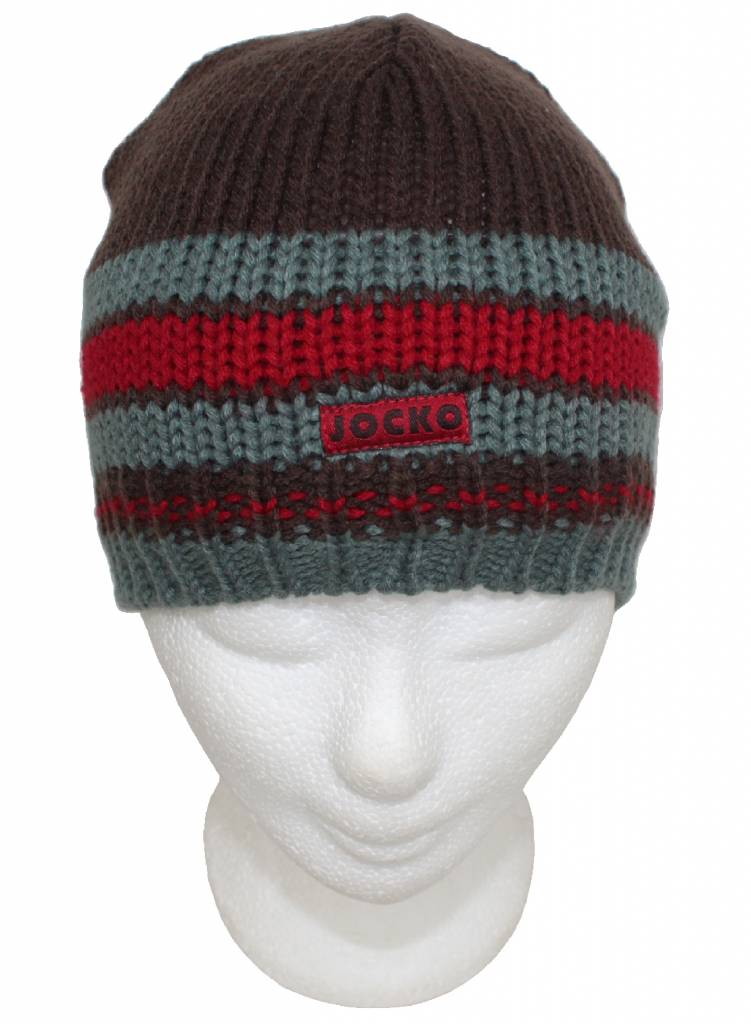 Kindermuts gestreept bruin/rood | Megatip.be Kindermuts gestreept bruin/rood | Megatip.be