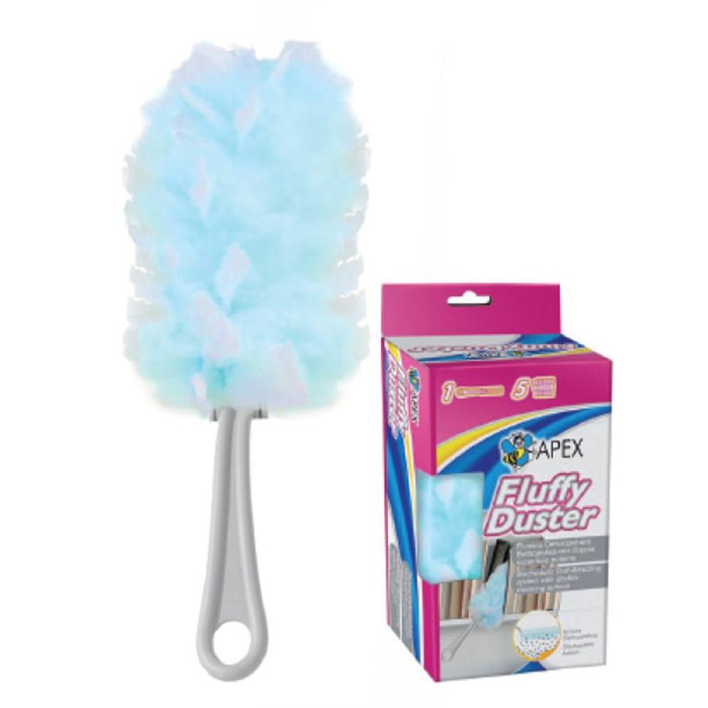Fluffy Duster met 5 elektrostatische doekjes | Megatip.be