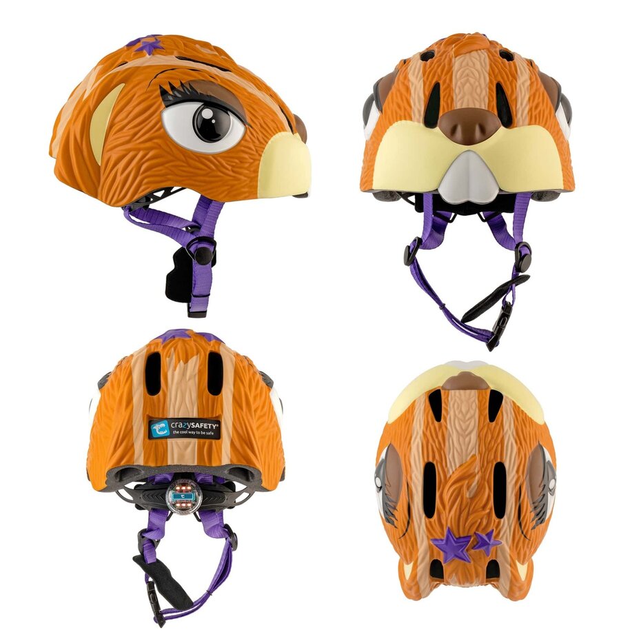 CRAZY Safety Kinderhelm / Fietshelm Eekhoorn - Fiets-stoeltje.nl