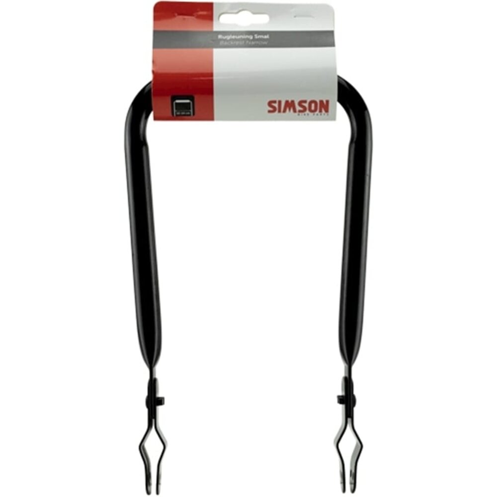 Simson Rugsteun Rugleuning zwart voor Smalle bagagedragers - Fiets ...