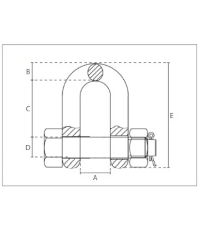 D sluitingen met borstbout - Hijsenenzo BV