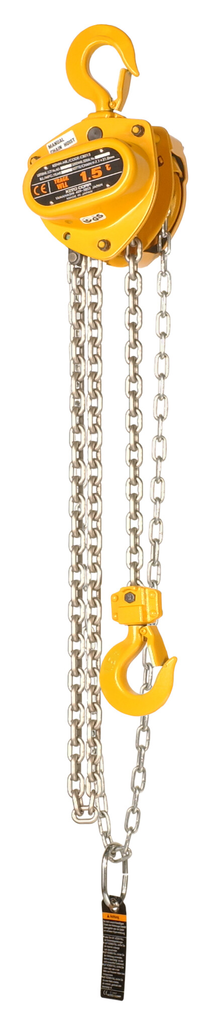 handtakel; model CB; 0,5t - 50t - Hijsenenzo BV