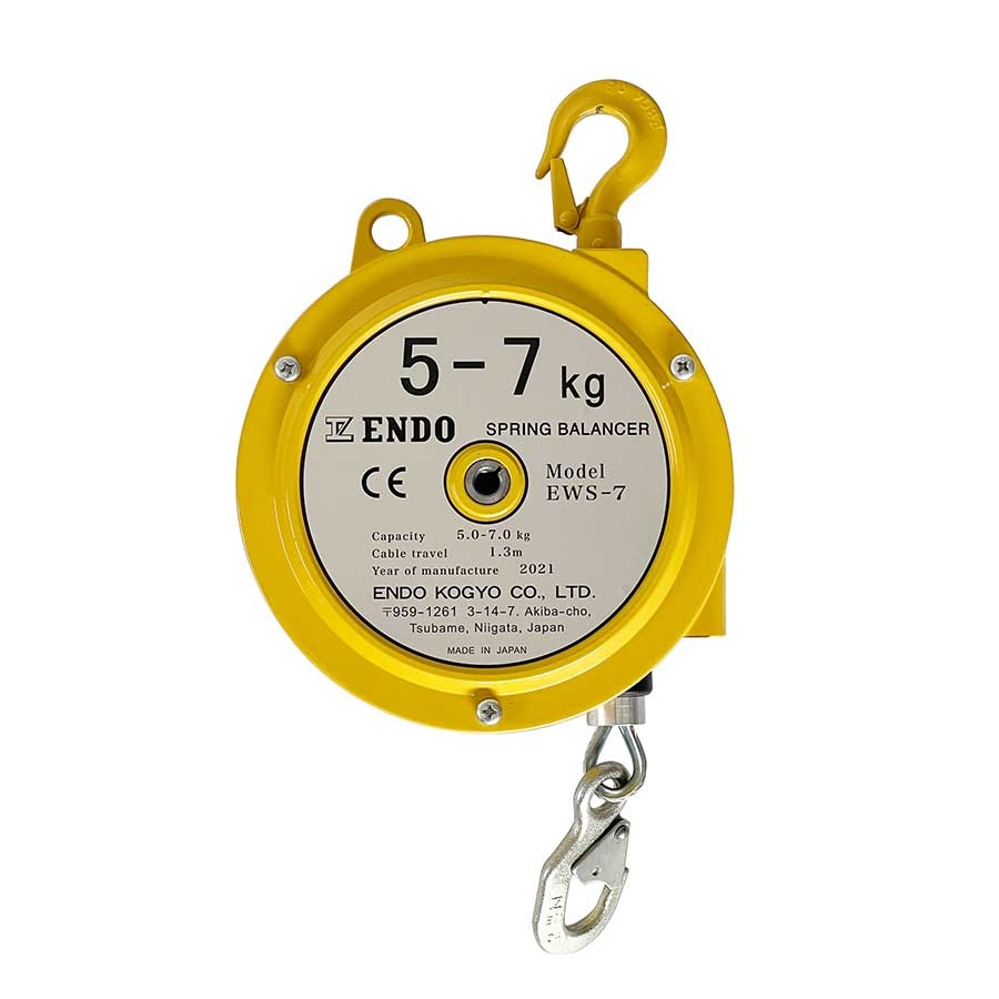 EWS Veerbalancer 1,5-7 kg. - kabellengte 1.3 mtr. - Hijsenenzo BV