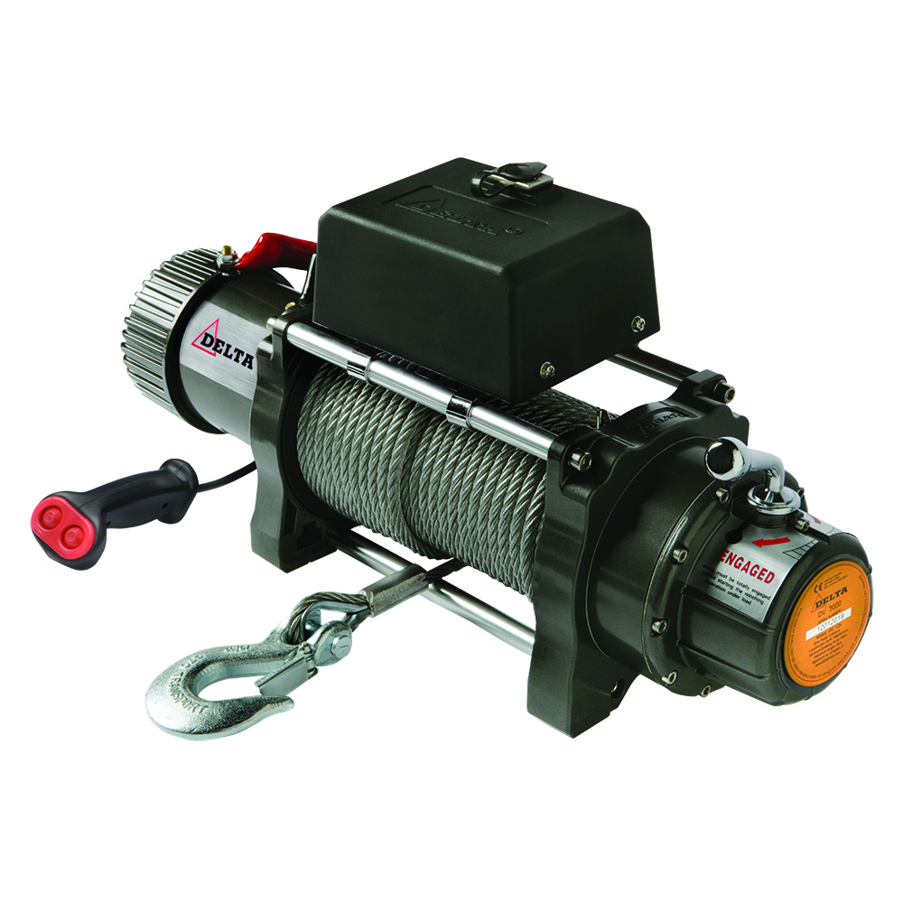 Elektrische lier DDC - Gelijkstroom treklier 12 Volt - Hijsenenzo BV