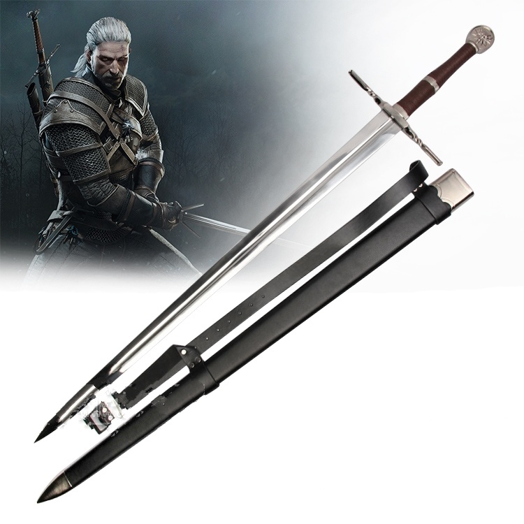 The Witcher III - Geralt's Steel Sword (Wolfhead Pommel) - Fabion