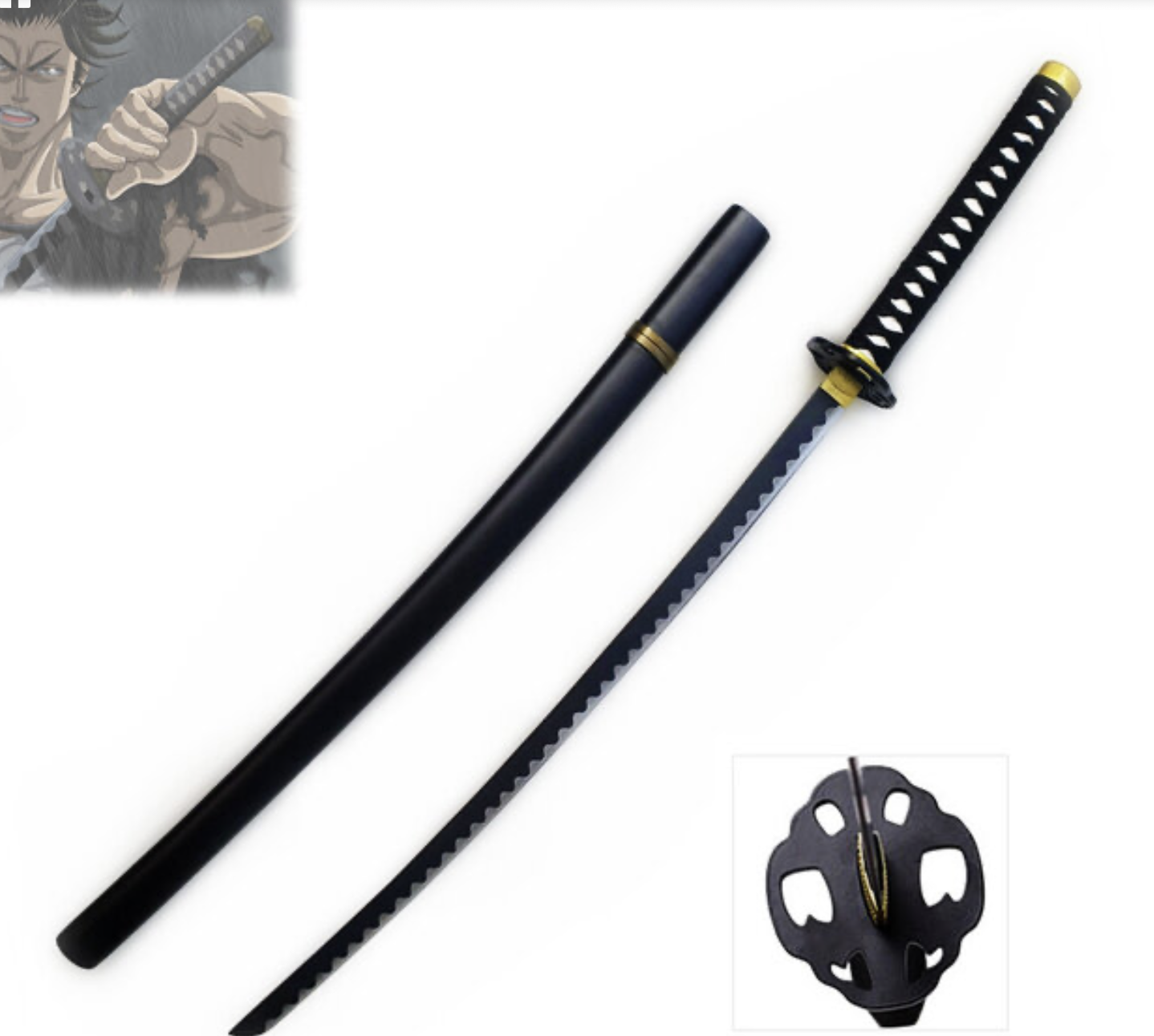 Black Cover sword of Yami Sukehiro - Fabion