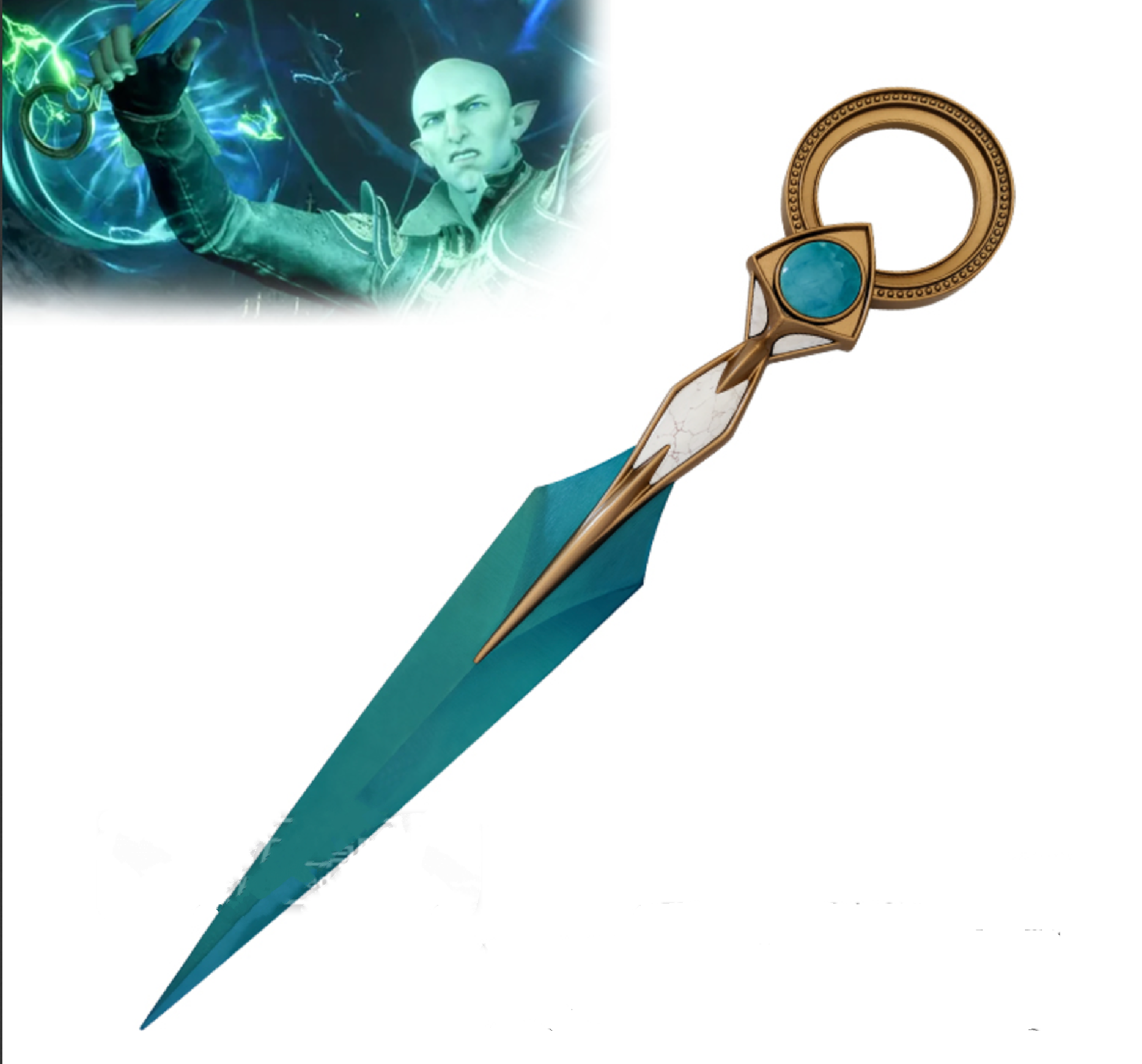 Solas Lyrium Dagger metal replica – Dragon Age - Fabion