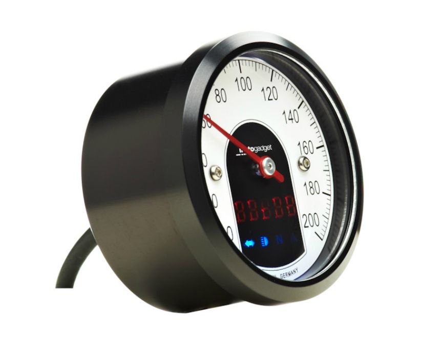 Motoscope Tiny Zwart kopen bij CafeRacerWebshop.com