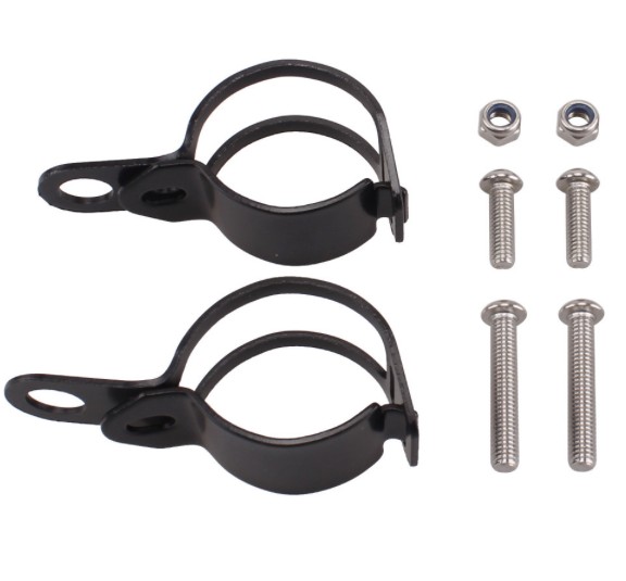 Black 32MM - 40MM Front Fork Clamps kopen bij CafeRacerWebshop.com