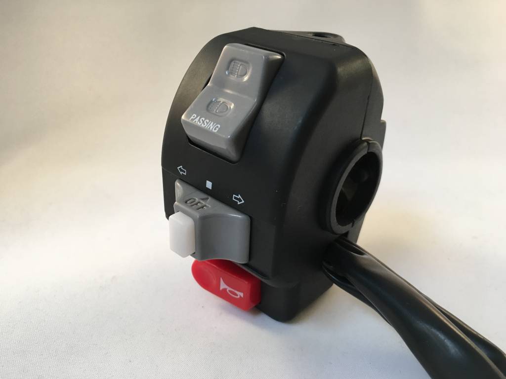 Aluminium Bar-Switch Set Left + Right 22 mm - CafeRacerWebshop.com