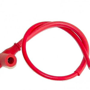 Spark plug cap + Silicone Cable CR4 Red - CafeRacerWebshop.com