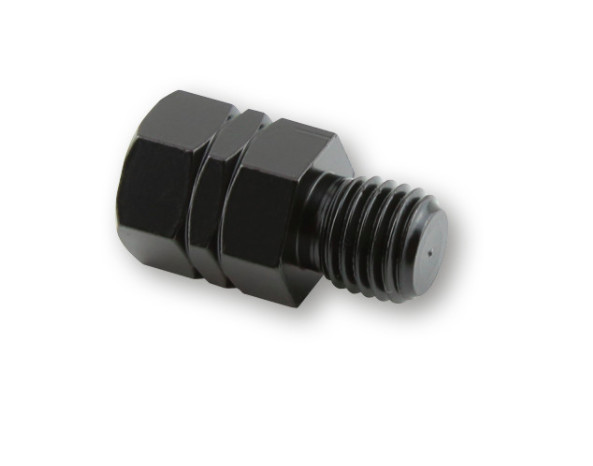 Adaptador, orificio m10 l/h al régelo de r/h al perno - negro kopen bij