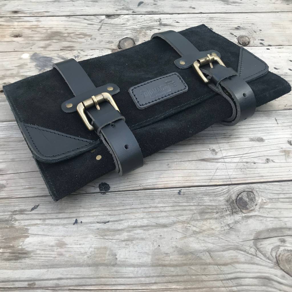 Tool Roll - Black + Black kopen bij CafeRacerWebshop.com