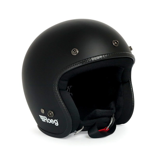 Jett helmet Matt Black kopen bij CafeRacerWebshop.com
