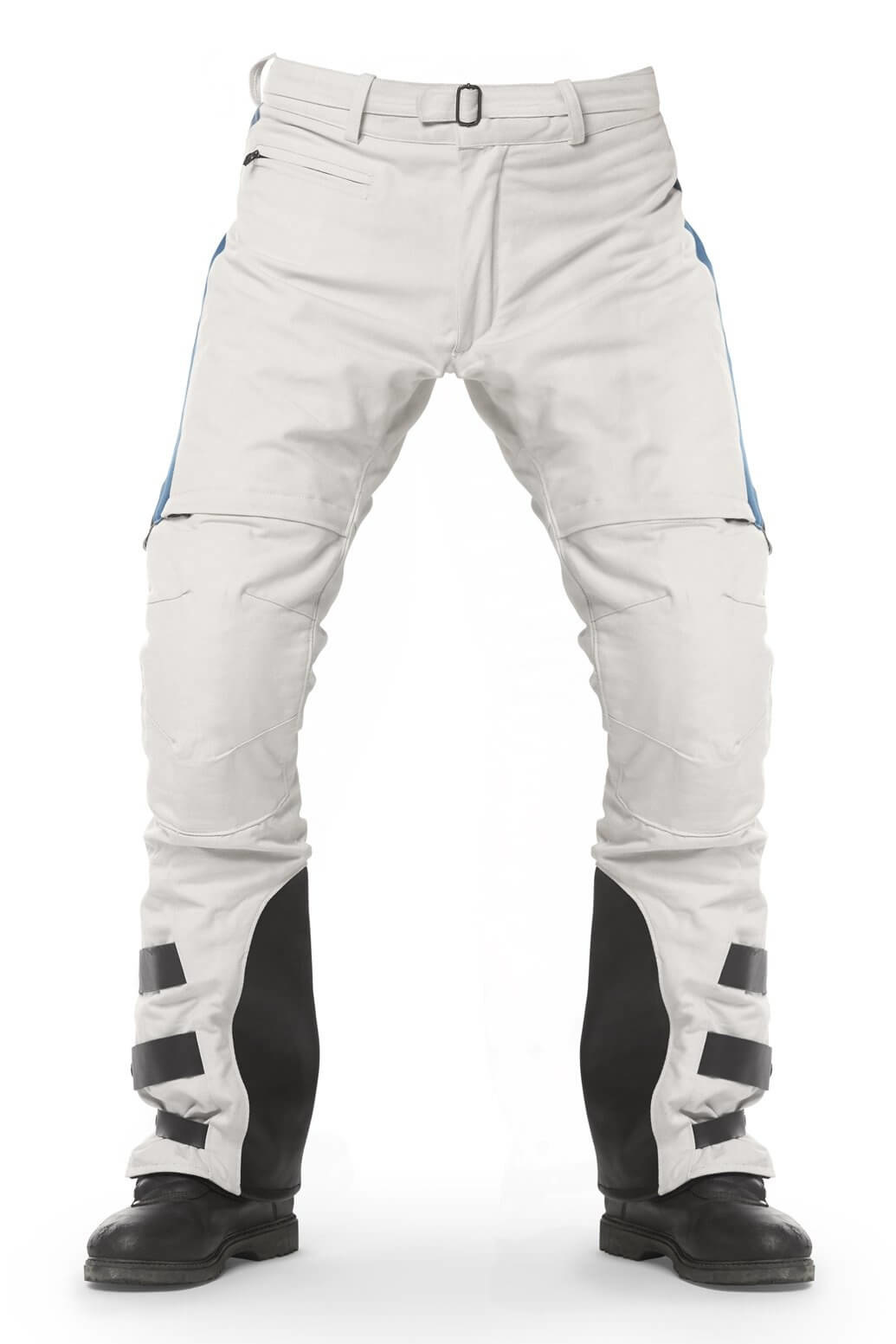White "Rally Raid" pants size:40 kopen bij CafeRacerWebshop.com