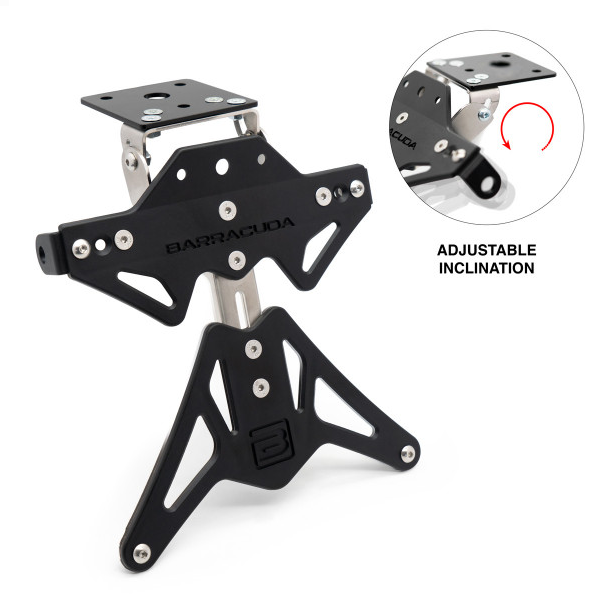 Barracuda Universal License Plate Holder | Black, Anodized kopen bij ...