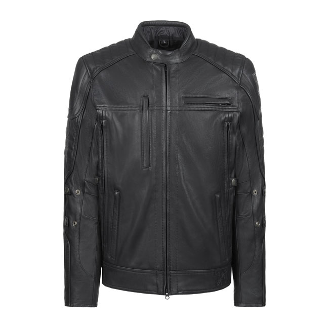 John Doe Technical Leather Jacket with XTM | Black kopen bij ...