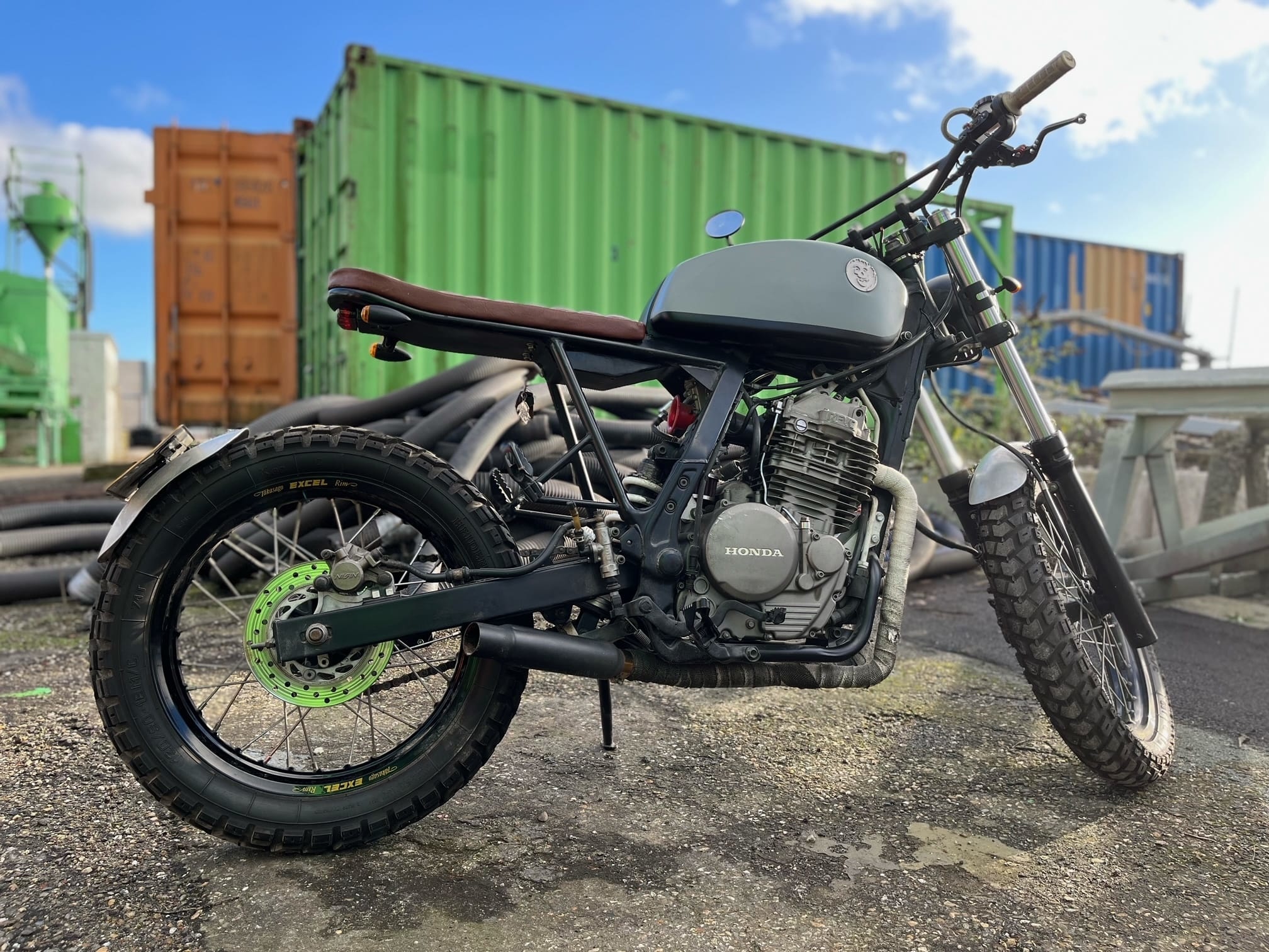 Honda NX650 dominator "Misfit" scrambler - CafeRacerWebshop.com