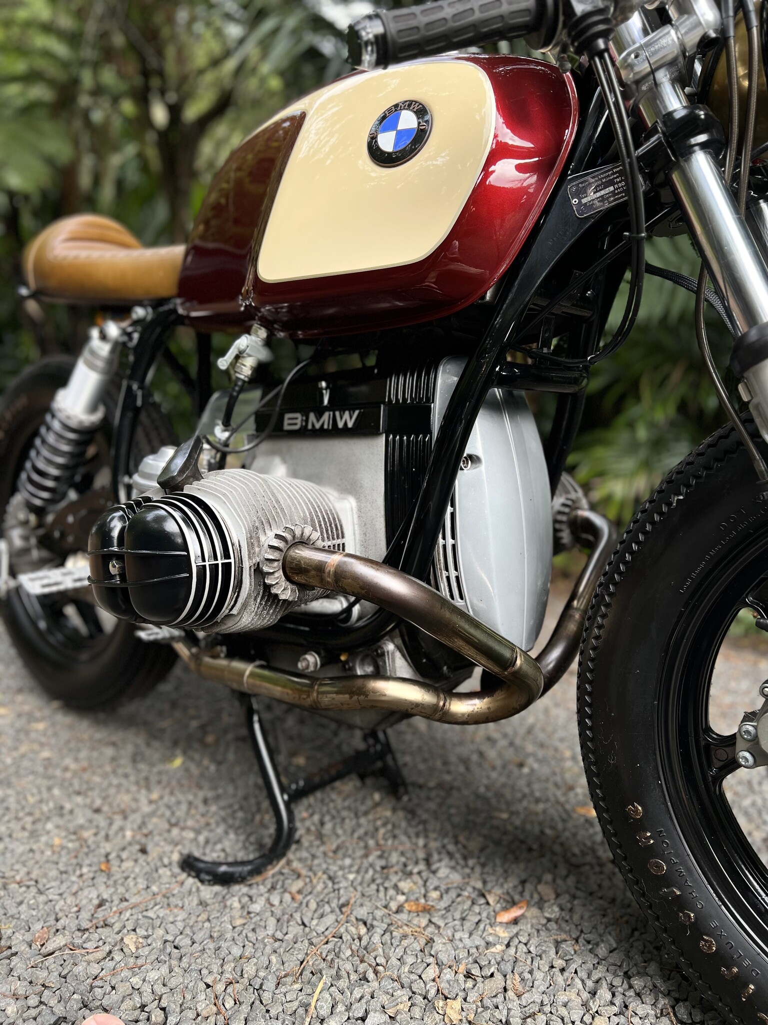 BMW R80 Cafe Racer "Ron Burgundy" kopen bij CafeRacerWebshop.com