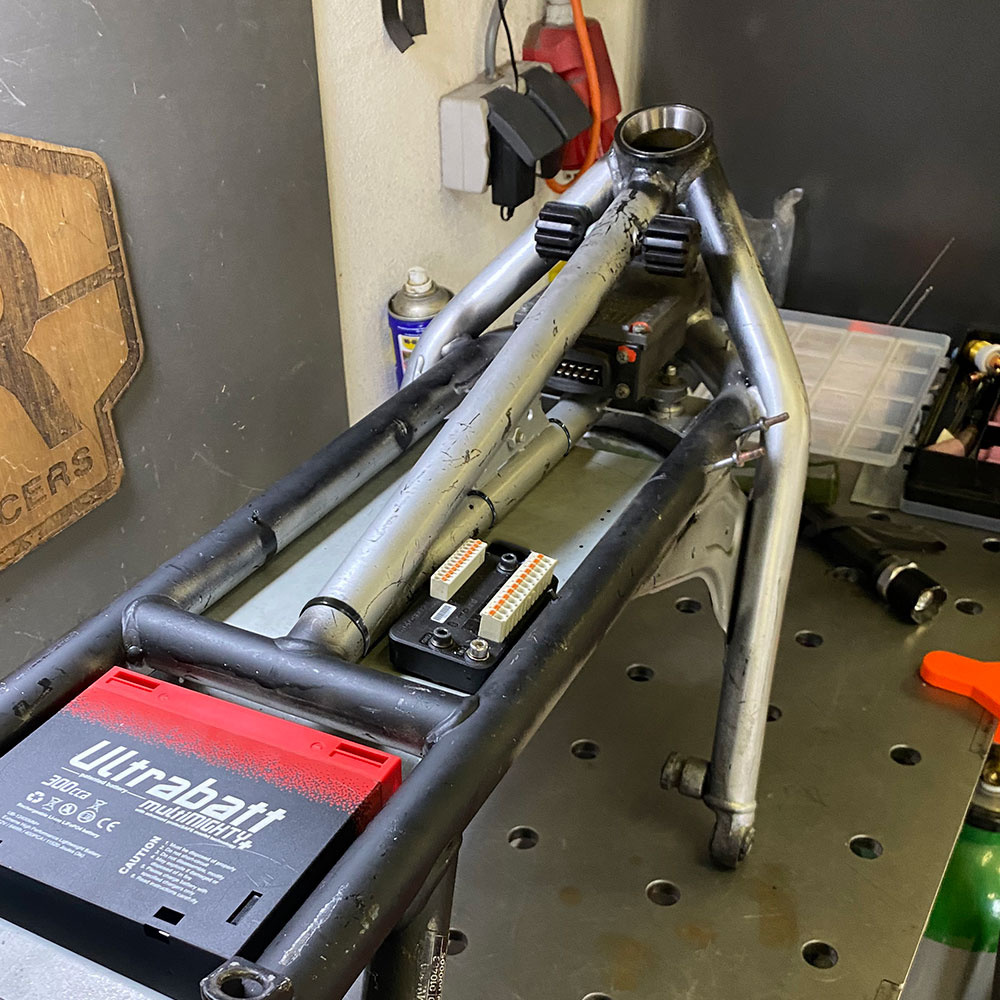 Raw Metal Racers BMW K Series Electronic Tray - CafeRacerWebshop.com