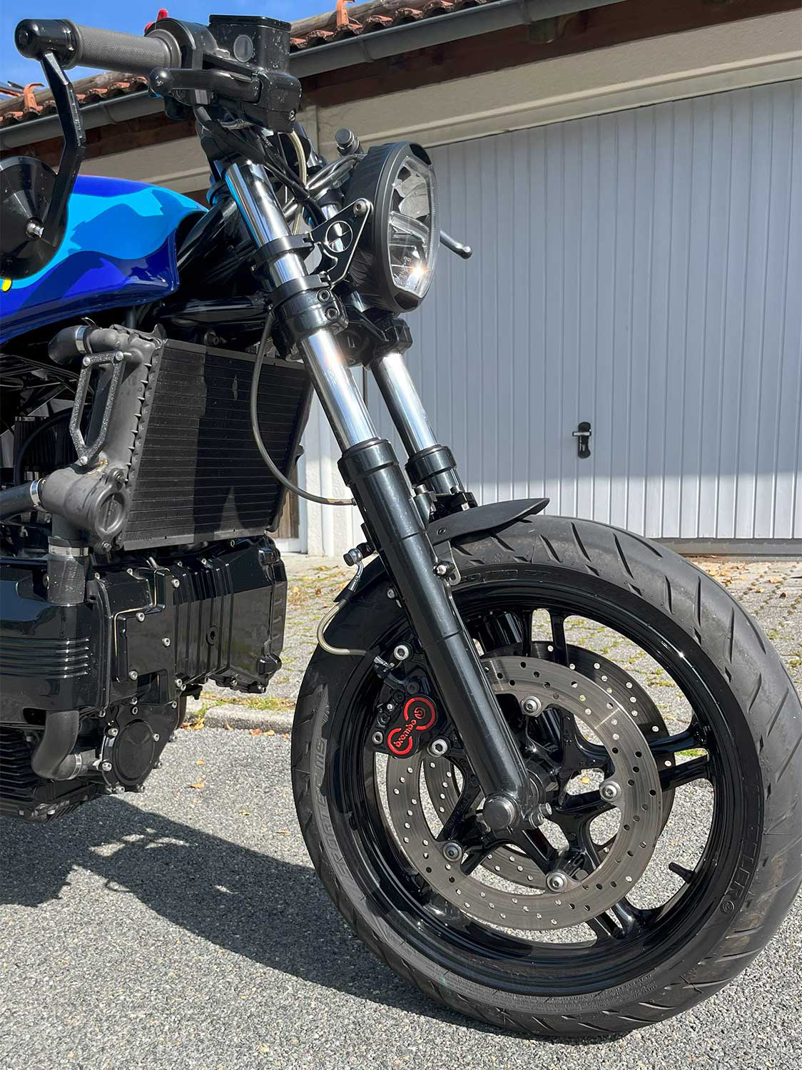 RMR BMW K1100 / K100 16V Aluminium Front Fender - CafeRacerWebshop.com