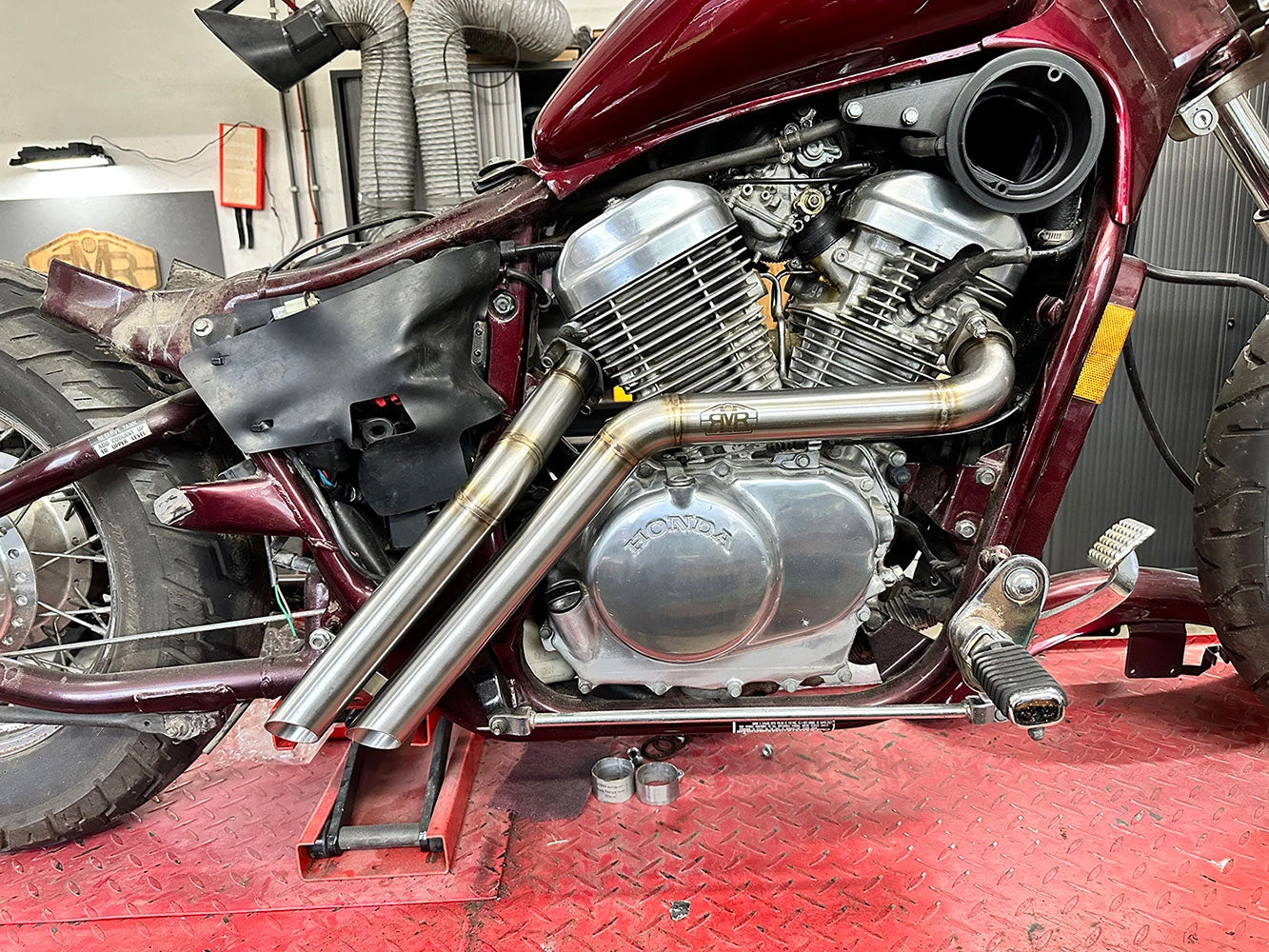 RMR Leafblower Exhaust system Honda VT600 / Honda VLX 1988-2008 ...