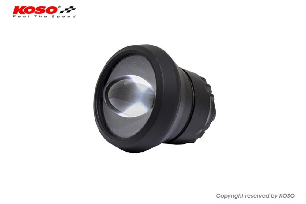 Koso Aurora LED Fog-light black kopen bij CafeRacerWebshop.com