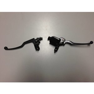 7/8" or 22MM Clutch Lever Black - CafeRacerWebshop.com